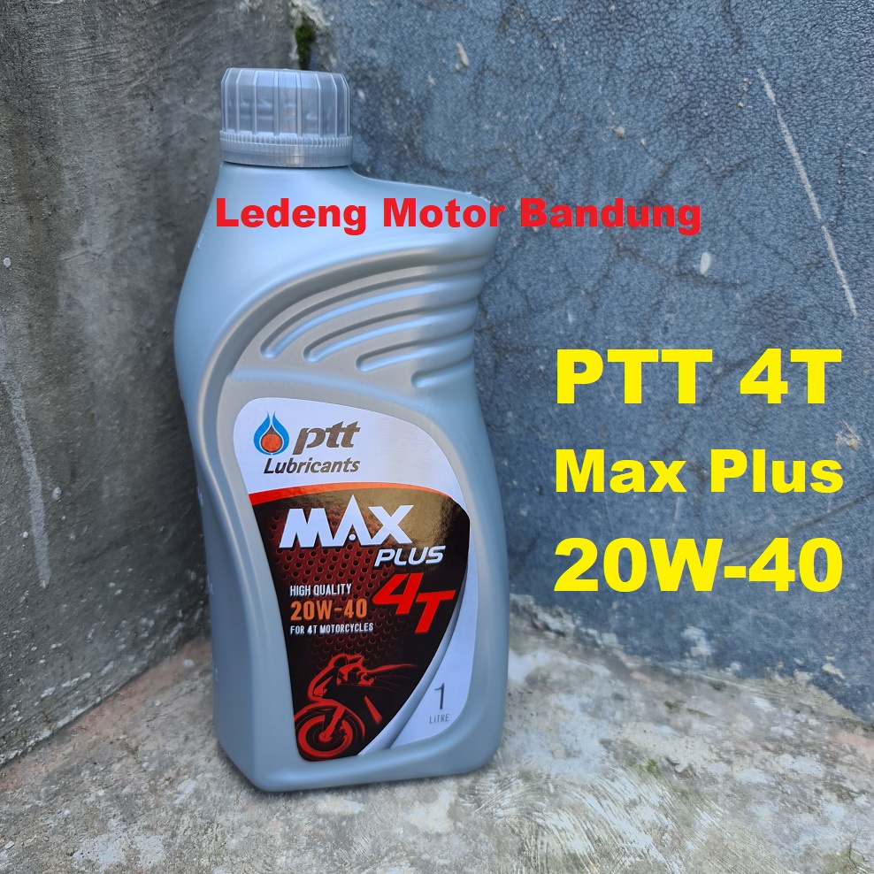 Jual PTT Oli Max Plus 20W40 4T Lubricants Oil 1L | Shopee Indonesia