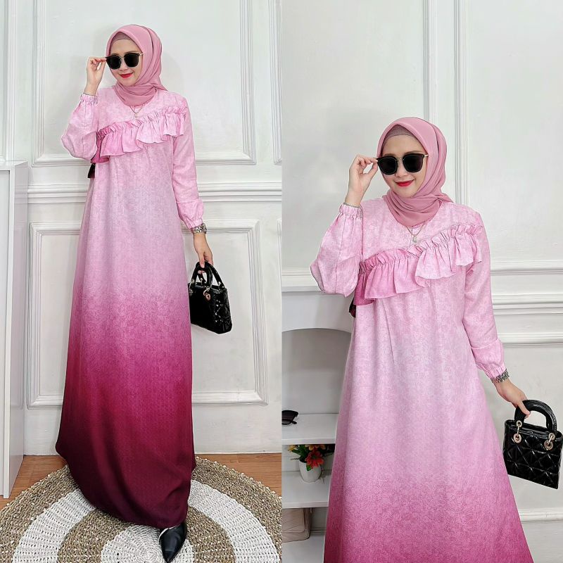 Jual DRESS MEWAH/ DRESS PELANGI/ MAXI GRADASI | Shopee Indonesia