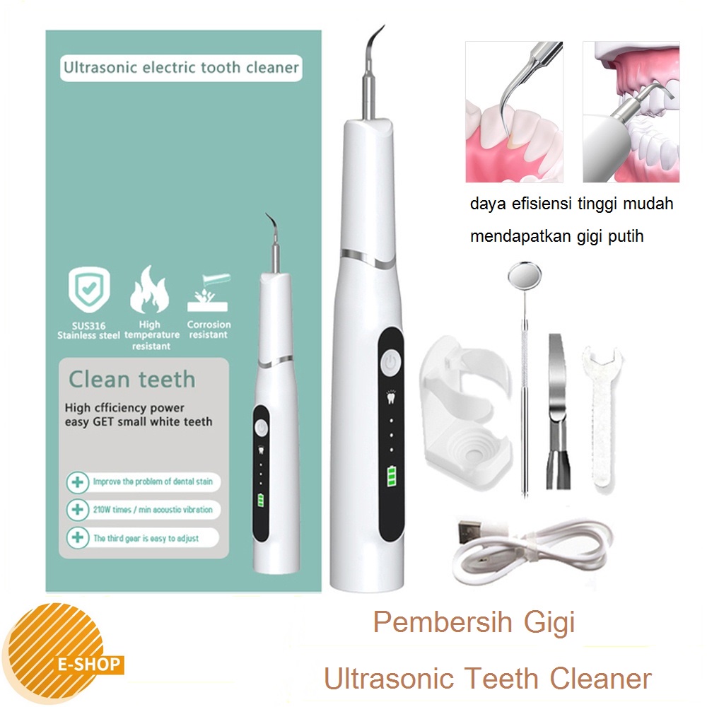 Jual Alat Pembersih Karang Gigi Dental Scaling Sonic Elektrik 1 Set 3 ...