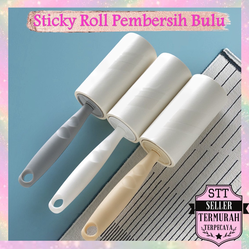 Jual STT Sticky Roll Pembersih Bulu Debu Pakaian Bulu Hewan Kucing ...