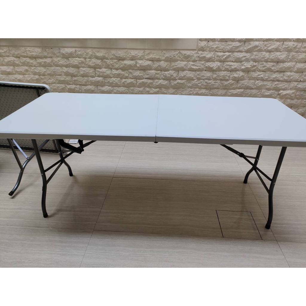 Jual PUZZLE TABLE / MEJA LIPAT PLASTIK KAKI BESI WARNA PUTIH ELEGAN ...