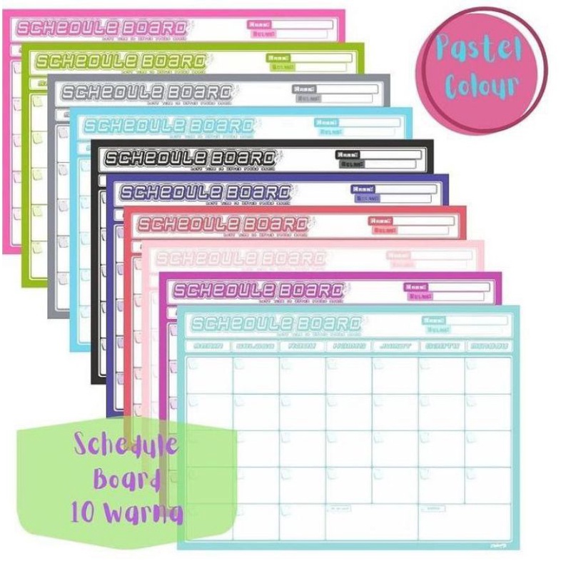 Jual Schedule Board | Shopee Indonesia