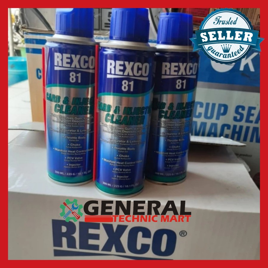 Jual REXCO 81 (300ml) carb & injector cleaner pembersih karburator ...