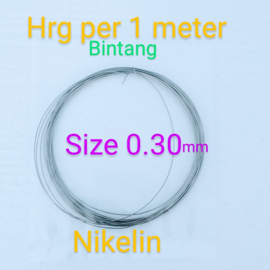 Jual kawat nikelin niklin 0.30 mm ( 0.3 mm ) | Shopee Indonesia