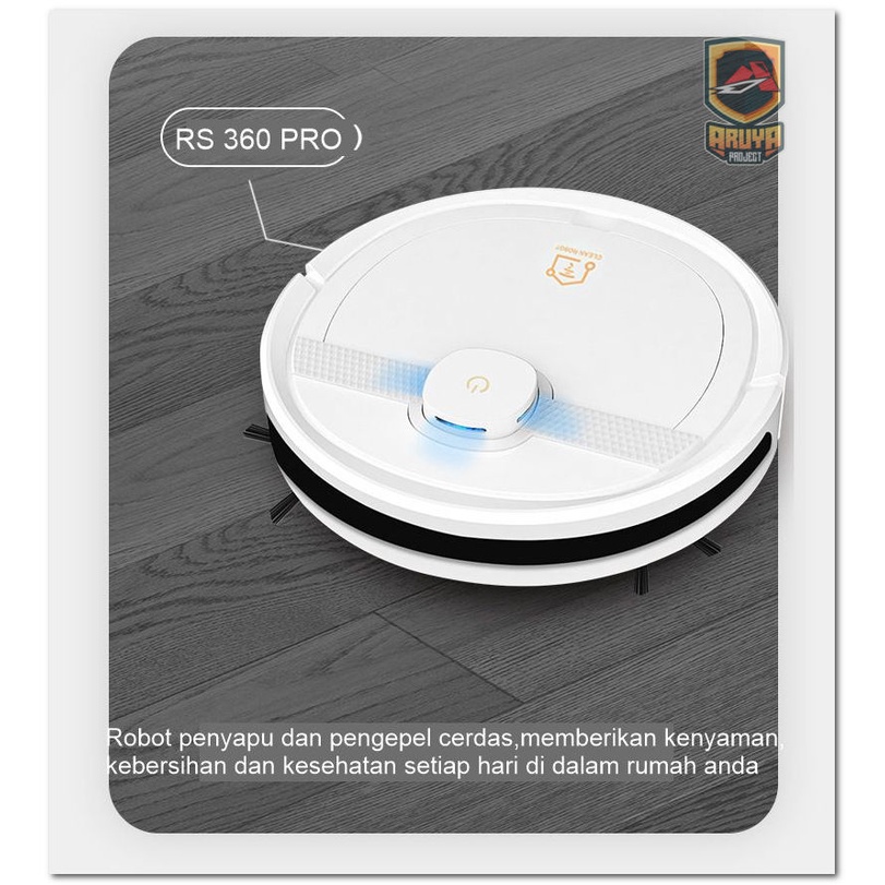 Jual RS 360 PRO Robot penyapu dan pengepel kering cerdas robot penyapu 3 in 1 robot vacuum robot ...