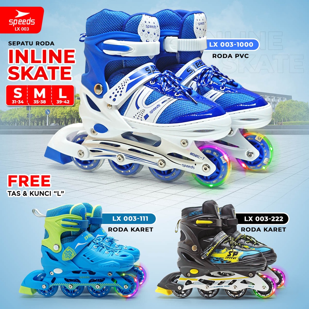 Jual SPEEDS Sepatu Roda Anak / Remaja / Dewasa Inline Bajaj Roller ...