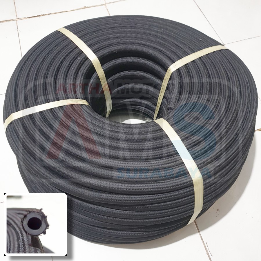 Jual Selang Bensin, Solar, Oli & Angin Kompresor Rajut Benang Luar L8 ...