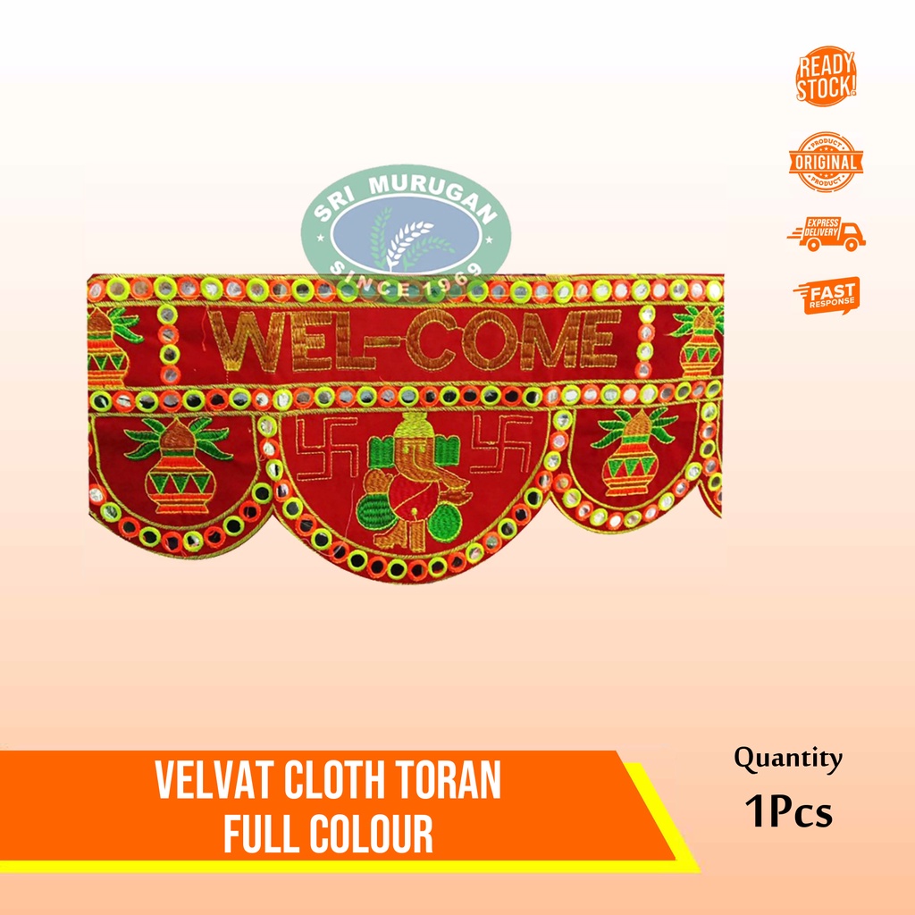 Jual VELVAT CLOTH TORAN FULL COLOUR | Shopee Indonesia