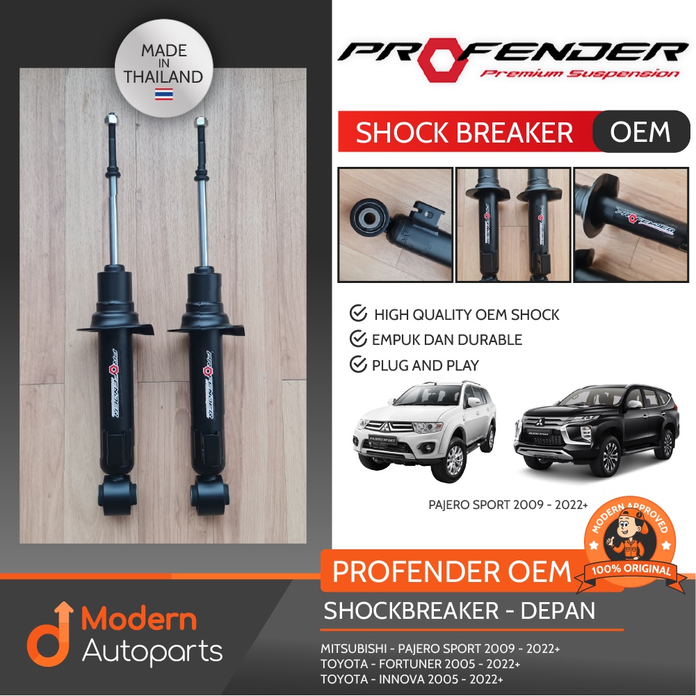 Jual Shockbreaker Profender OEM DEPAN Pajero Sport 2009-2022+ PNP | Shopee Indonesia