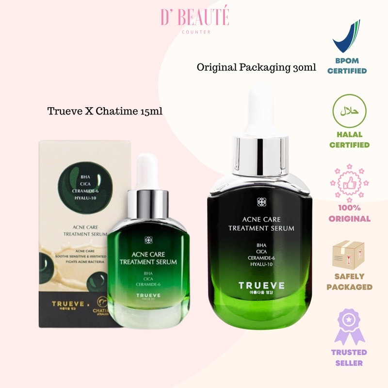 Jual Trueve BHA / Acne Care Treatment Serum x Chatime Atealier 15ml ...
