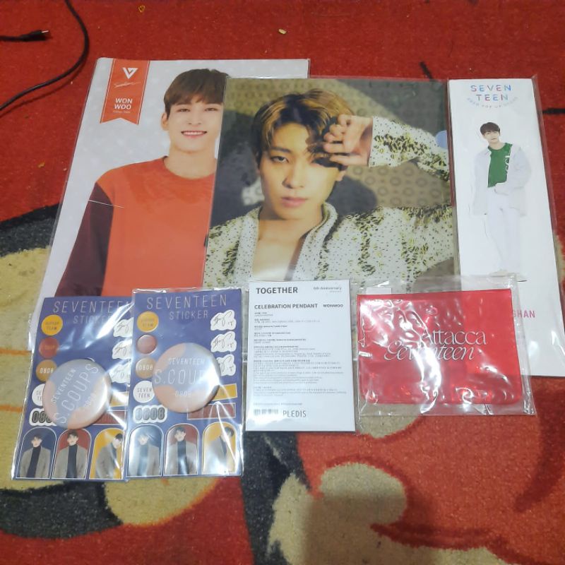 Jual SEVENTEEN OFFICIAL MERCHANDISE CLEARFILE CARD HOLDER BADGE - WONWOO JEONGHAN SCOUPS ...