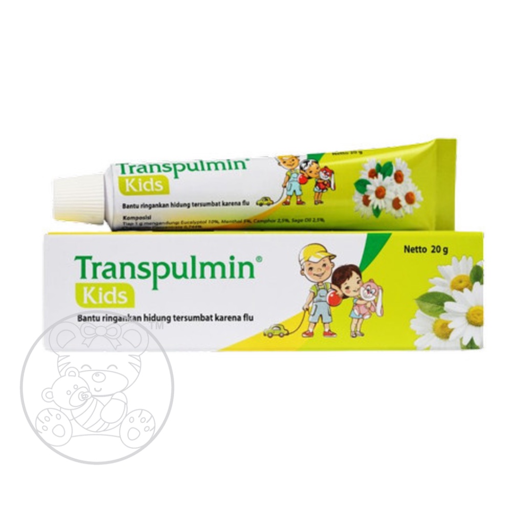 Jual Transpulmin Kids Bantu Ringankan Hidung Tersumbat Flu 20g | Shopee ...