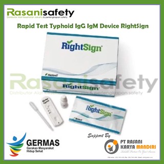 Jual Typhoid Test Device RightSign Isi 25 Alat Cek Uji Deteksi Tes ...
