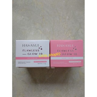 Jual Hanasui Flawless Glow 10 Day Cream 15gr / Flawless Glow 10 Night ...