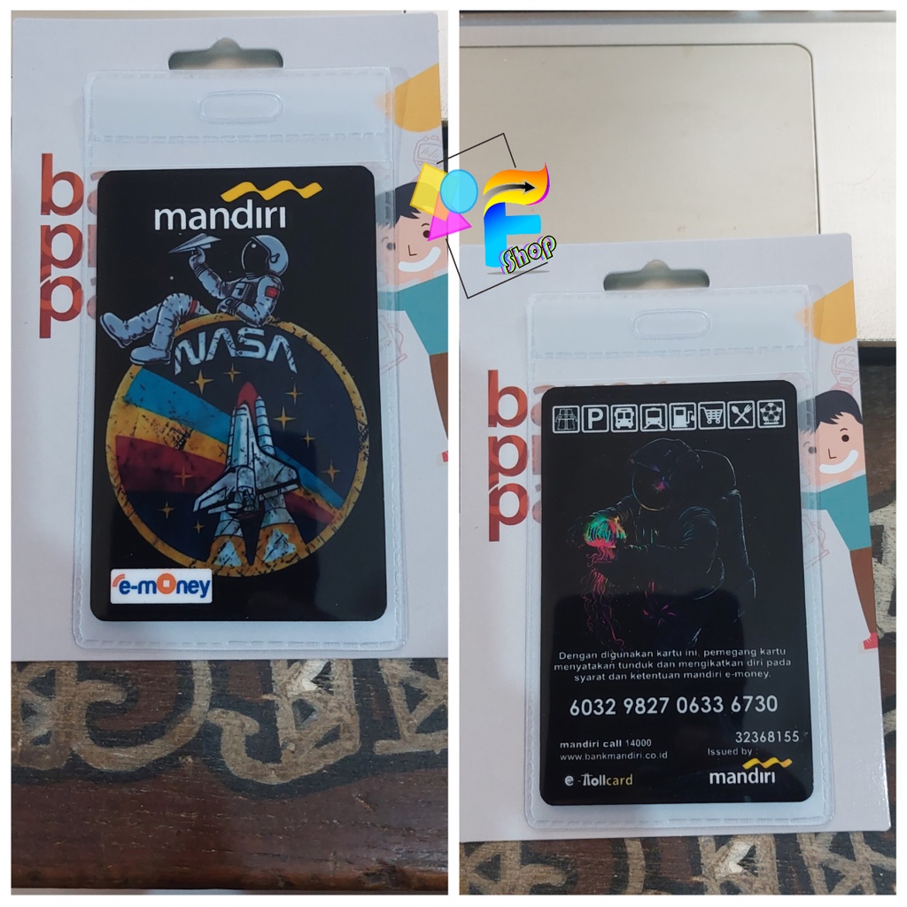 Jual Kartu eMoney eToll Tapcash BRIZZI edisi NASA - Custom Print ...