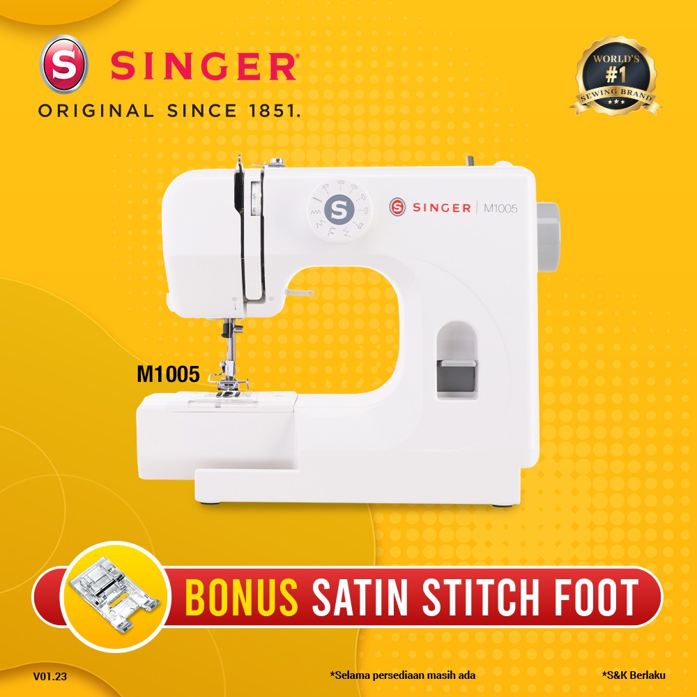 Jual Mesin Jahit Mini Singer Portable M1005 | Shopee Indonesia