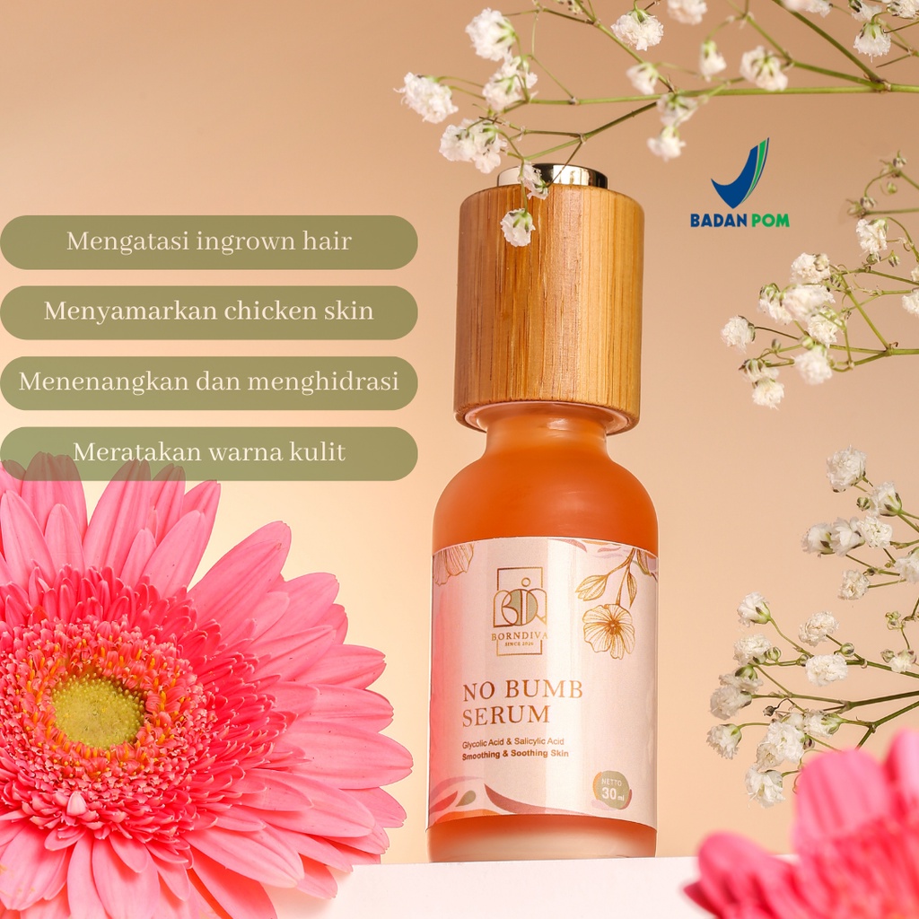 Jual No Bumb Serum | Ingrown Hair & Chicken Skin Serum (30ml) | Shopee Indonesia