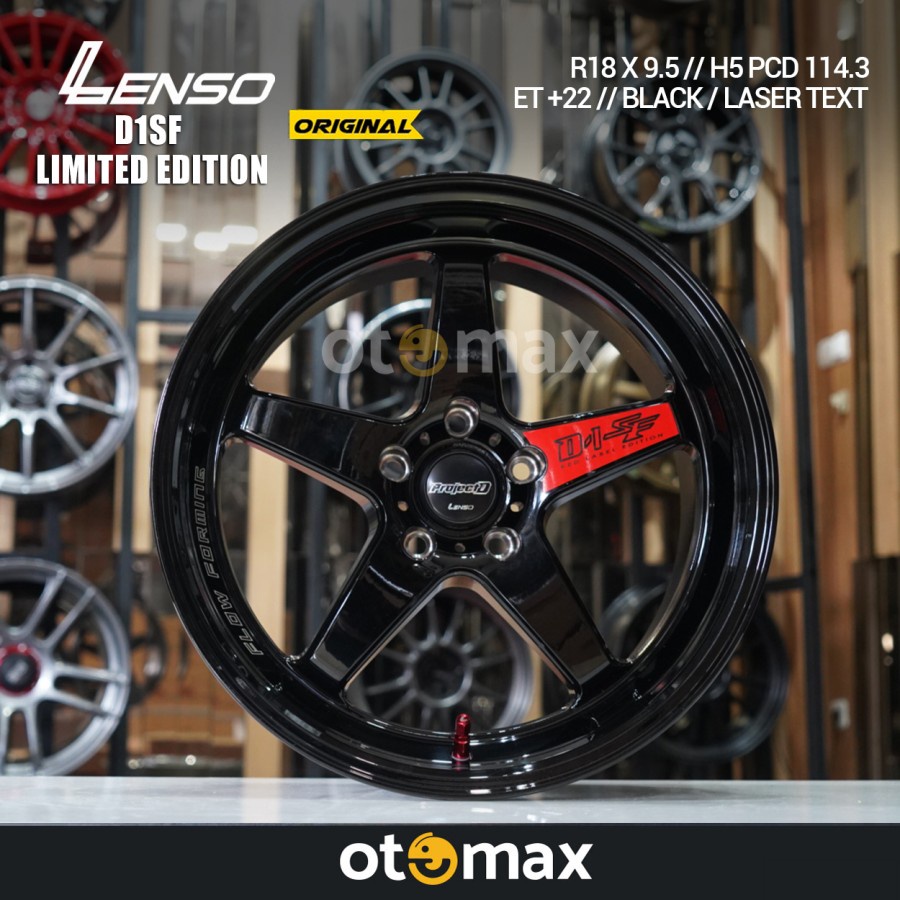 Jual Velg Mobil Lenso D1 SF Limited Edition Original Ring 18 Black Laster | Shopee Indonesia