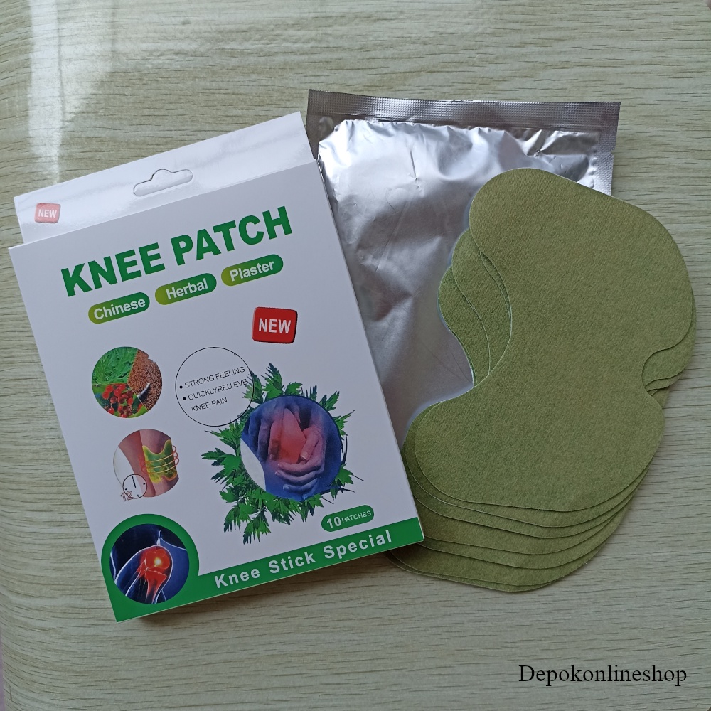 Jual Koyo Lutut Herbal 1 Box isi 10 pcs Koyok Sendi Dengkul Knee Patch ...