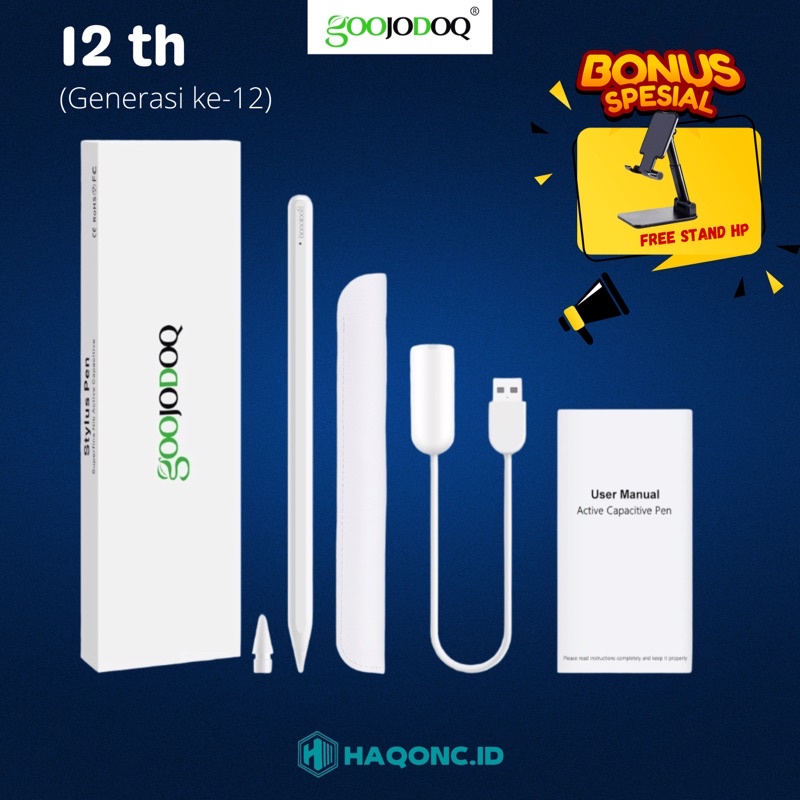 Jual Pencil Ipad Goojodoq Stylus Pen Gen 10th/11th/12th/13th Gen ...