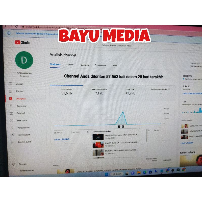 Jual CHANNEL YOUTUBE BERBAGAI KONTEN MONET PLUS PIN | Shopee Indonesia
