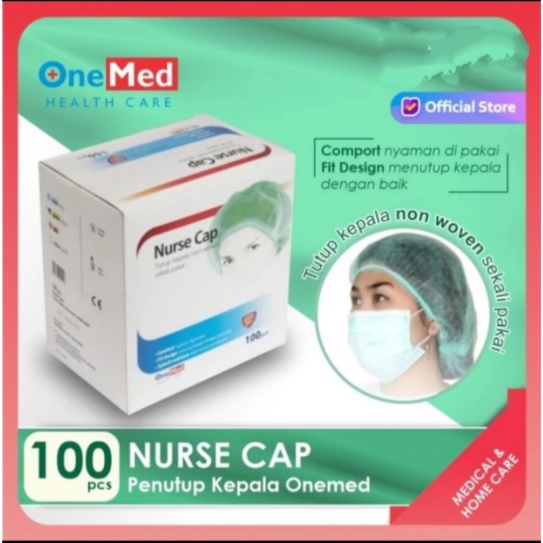 Jual Nurse Cap Penutup Kepala Onemed | Shopee Indonesia