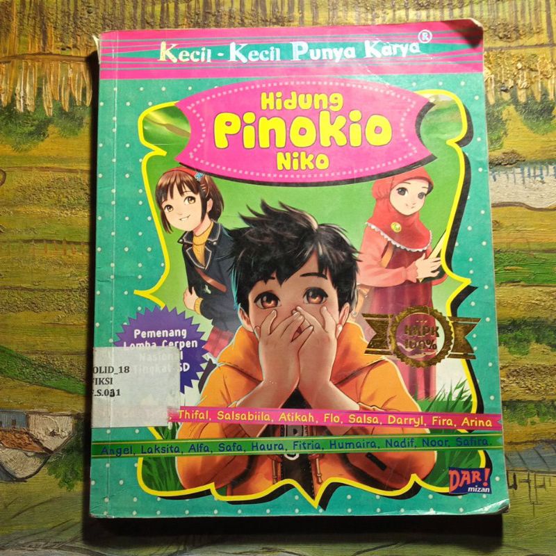 Jual Buku cerita anak, kecil2 punya karya, hidung Pinokio Niko | Shopee ...