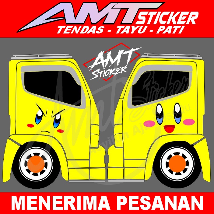 Jual Stiker Pintu Samping Canter - Stiker Kirby - Stiker Kiri Kanan ...