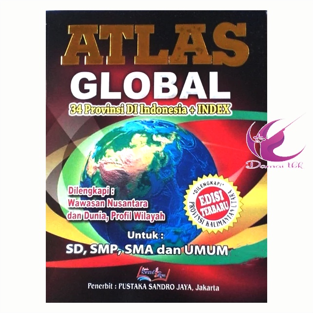 Jual Atlas Indonesia Dan Dunia 34 Propinsi dan Index Besar | Shopee Indonesia