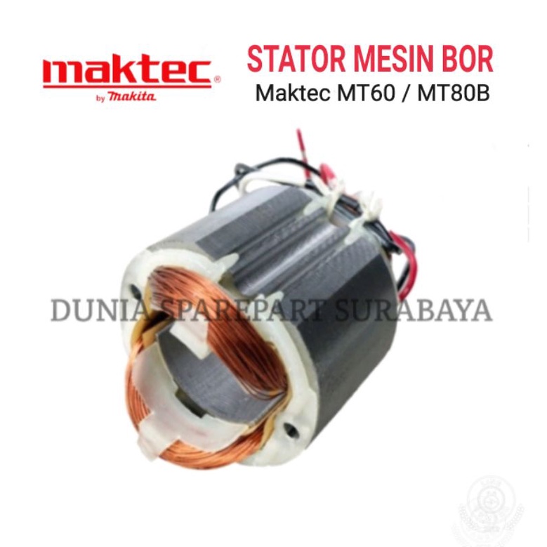 Jual Stator Mesin Bor Maktec MT60 / MT80B / Bantalan Rumah Armature Bor MT 60 / MT 80 B / Field ...