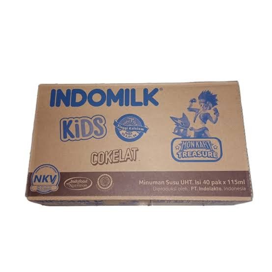 Jual Susu Indomilk Kids UHT Rasa Coklat 1 Dus x 40 pack ( 115 ml ) | Shopee Indonesia