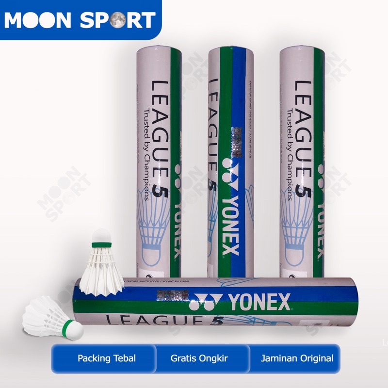 Jual Shuttlecock Yonex League 5 Original | Kok Bulutangkis | Kock ...