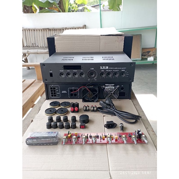 Jual box ampli 0251+perlengkapan+kit parametric+mp3 blutut | Shopee ...