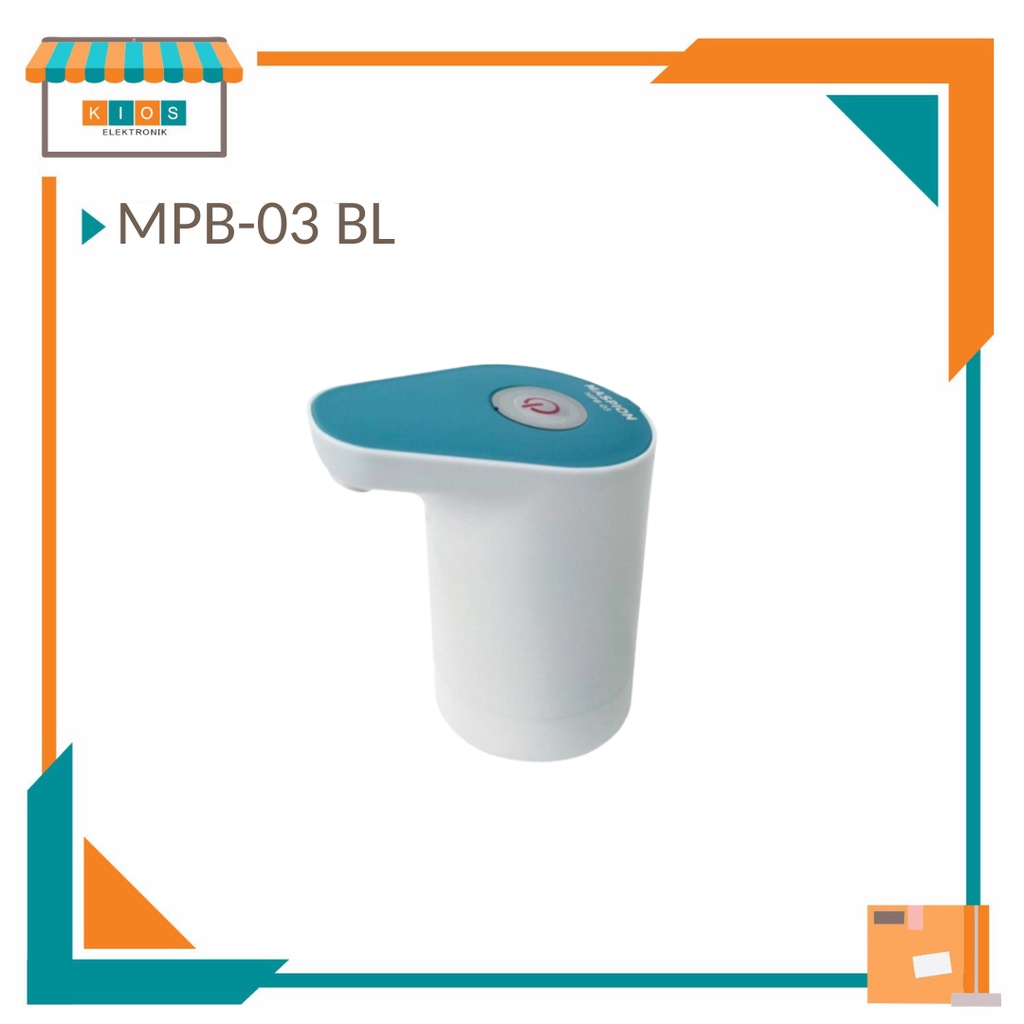 Jual POMPA GALON MASPION MPB-03 BL | UTOMATIC WATER DISPENSER | DAYA 4 ...