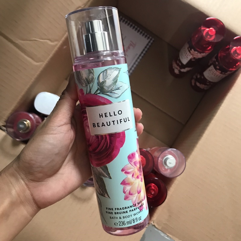 Jual HELLO BEAUTIFUL FRAGRANCE MIST 236ml BATH&BODY WORKS | Shopee ...