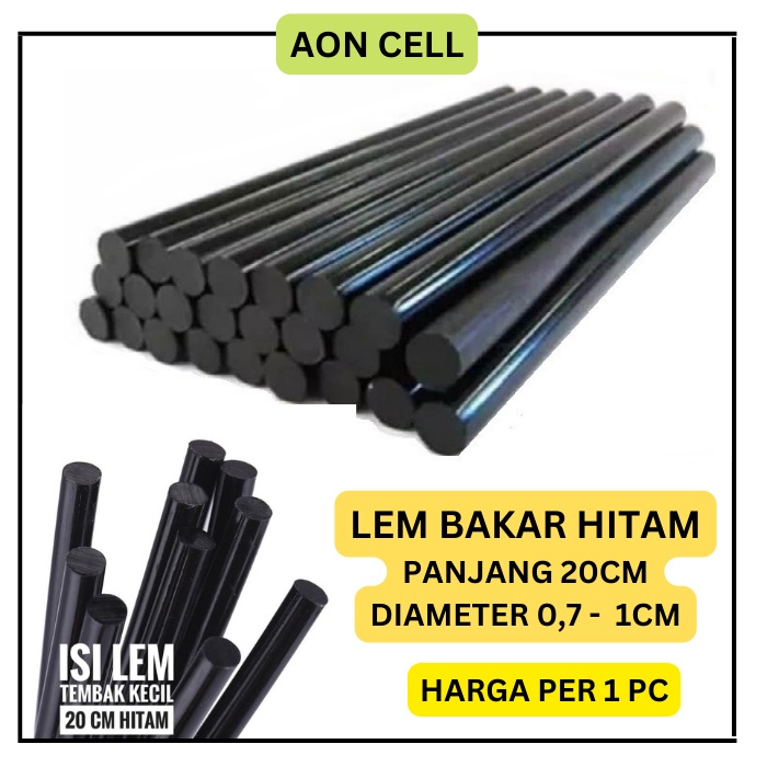 Jual LEM AJAIB LEM BAKAR HITAM EMBER BOCOR ISI REFILL LEM TEMBAK 20CM ...