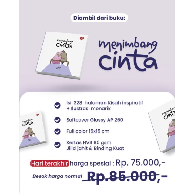 Jual Buku Menimbang Cinta Abun Nada | Shopee Indonesia