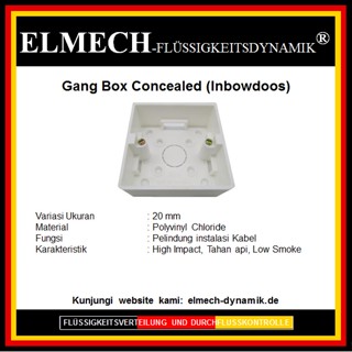 Jual ELMECH Conduit Gang Box Inbow Doos MK Boks (setara Clipsal Boss ...