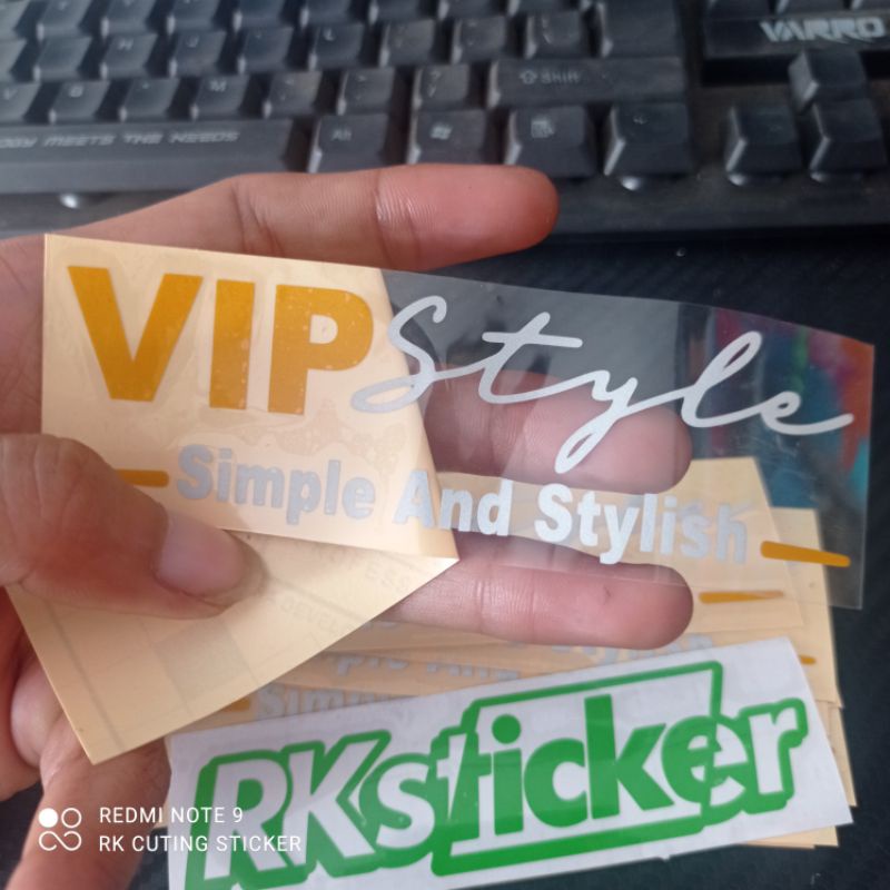 Jual Stiker VIP* Style Sticker Cutting keren | Shopee Indonesia