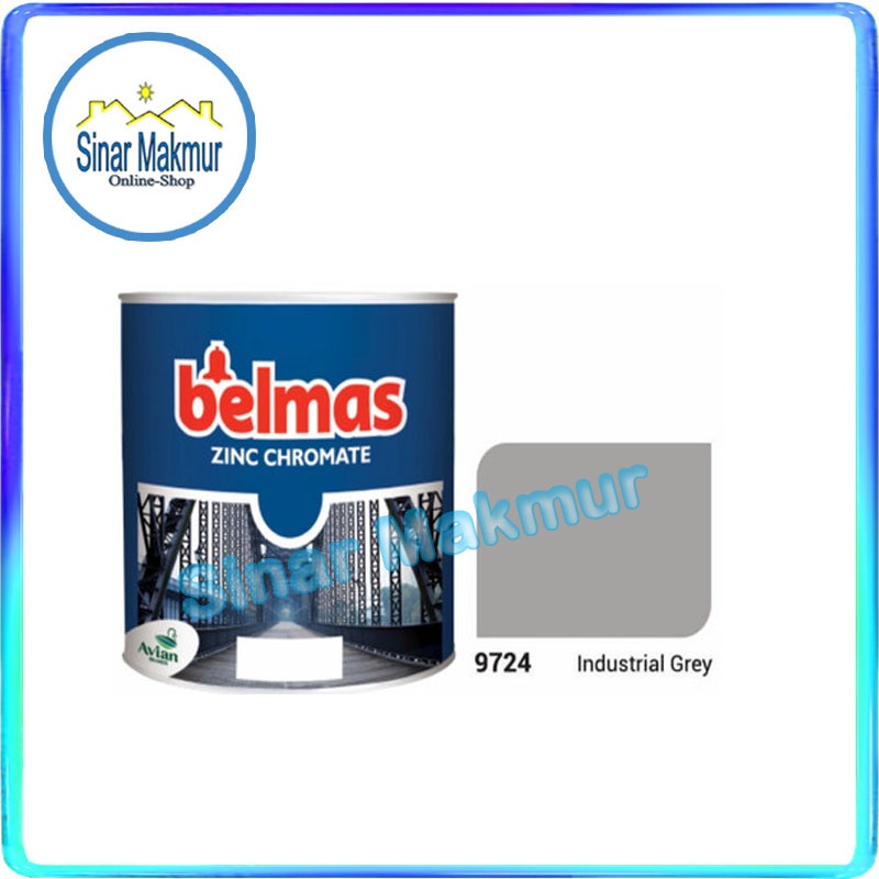 Jual Belmas Zinc Chromat Cat Meni Pedi 5 KG Galon 724 Abu Anti Karat ...