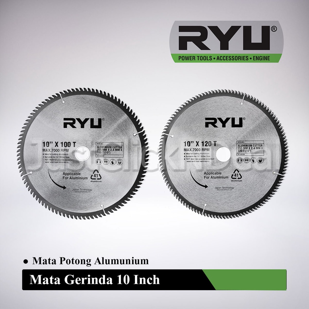 Jual Ryu Alumunium Cutter 10 Inch Mata Gerinda Potong Alumunium ...