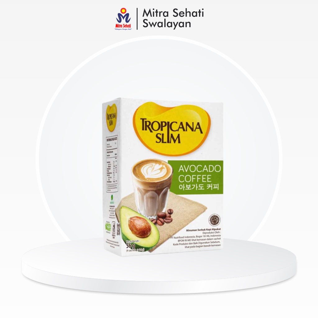 Jual TROPICANA SLIM AVOCADO / Kopi Susu Nikmat Tanpa Gula Pasir DUS ISI ...