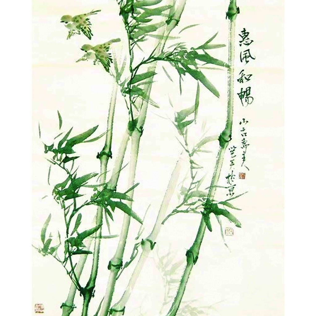 Jual WDG045 - BAMBOO CHINESE PAINTING - Lukisan Bambu Oriental Cina ...