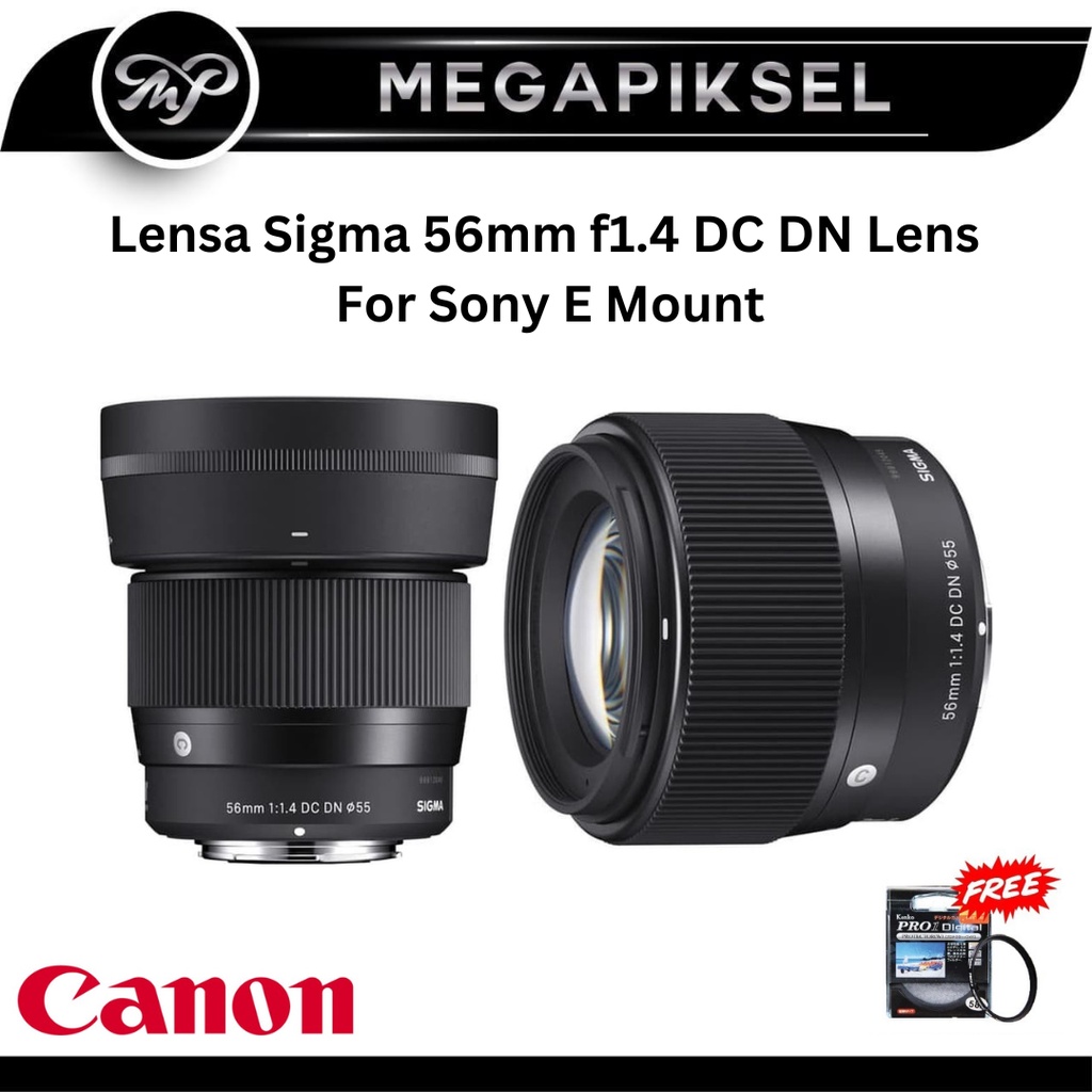 Jual Lensa Sigma 56mm f1.4 DC DN Lens for Sony E Mount | Shopee Indonesia