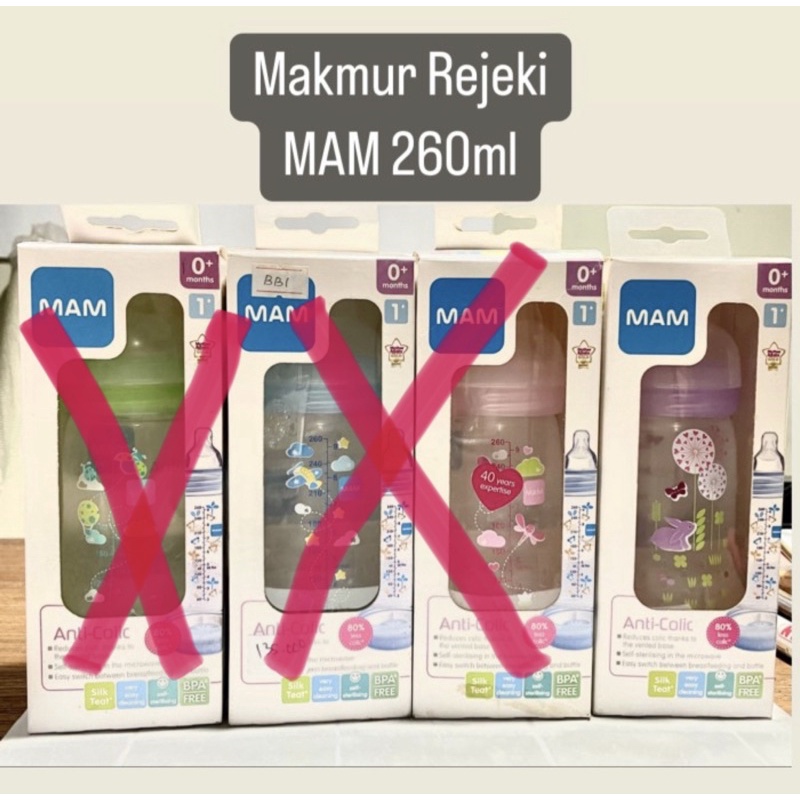 Jual Mam botol susu anti kolik anti sedak Mam anti colic bottle 160ml ...