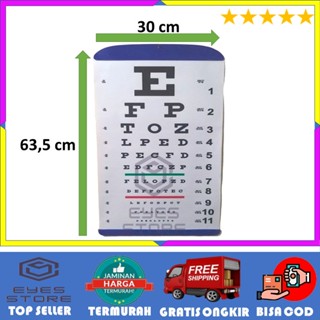 Jual Snellen Chart Alfabet Snellen E Chart Visus Terapi Pengelihatan ...