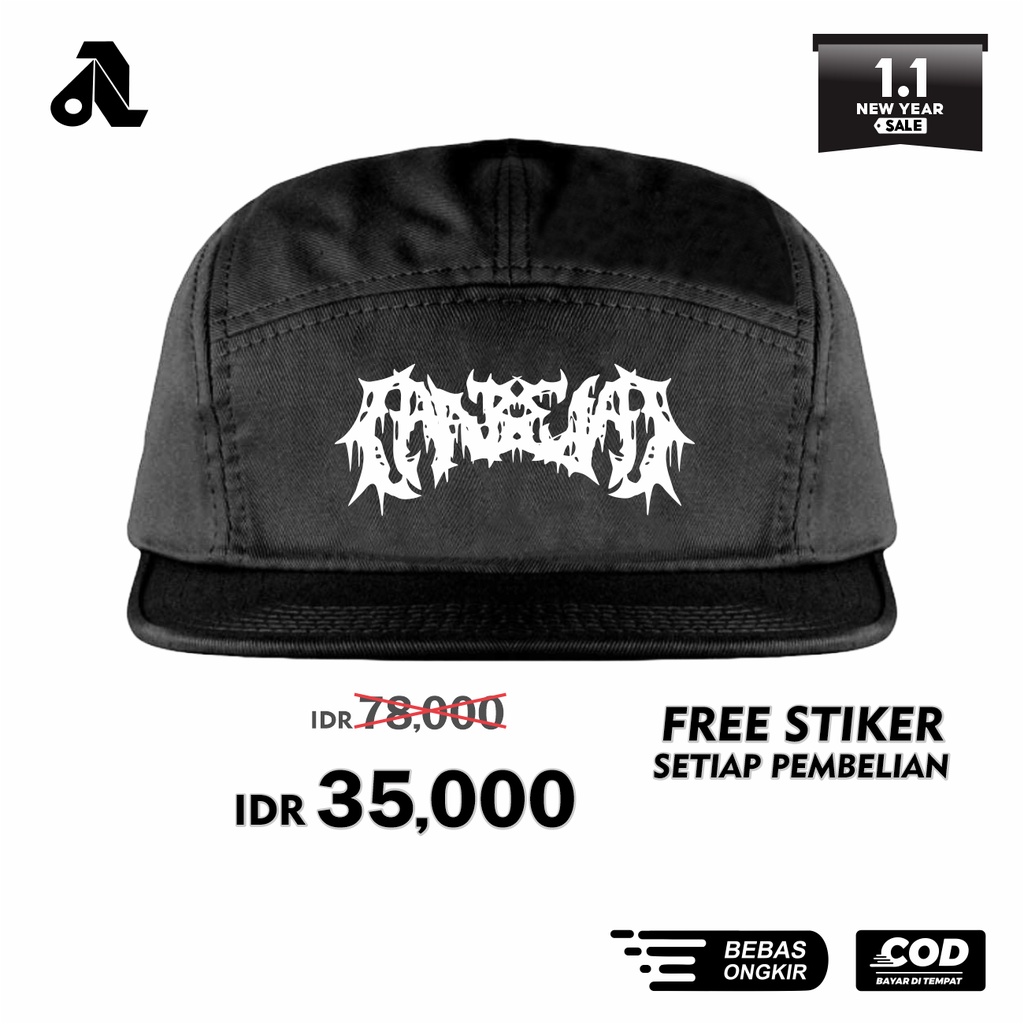 Jual Aneela Topi 5 Panel Five Panel 5 Panel Cap Topi Snapback Topi ...