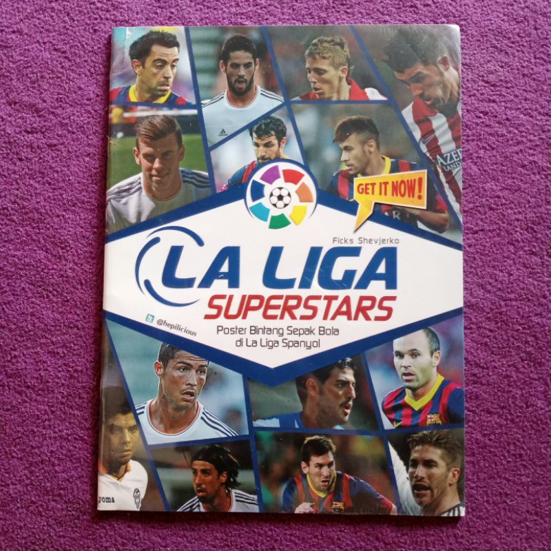 Jual Majalah Edisi Poster Bintang Sepak Bola di La Liga Spanyol ...