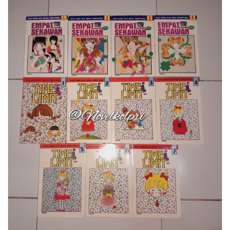 Jual Komik Empat Sekawan 1-4 + Time Limit 1-7 Tamat - Ringo Hijiri (11 Buku) | Shopee Indonesia