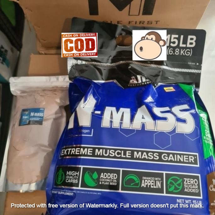 Jual ANS N Mass extreme muscle mass gainer Repacking / Eceran 2 Lbs ...